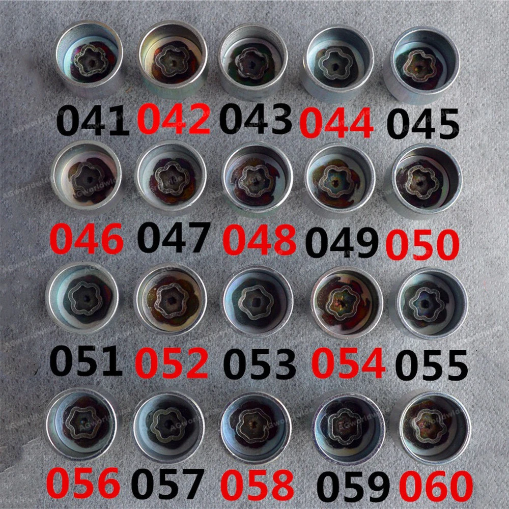 1Pcs #041 - #060 Anti-Diefstal Wheel Bolt Lock Moer Sleutel Adapter ...