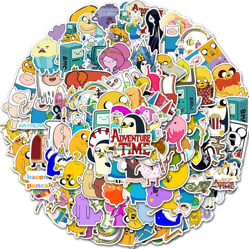 10/30/50/100pcs Adventure Time Stickers Adventure Time With Finn And ...
