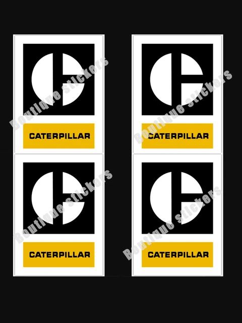 Caterpillar Logo Stickers