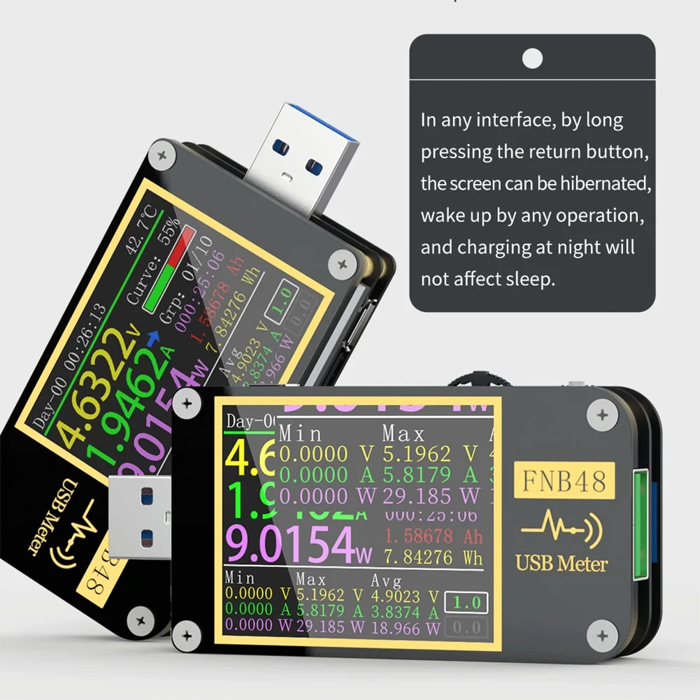 Fnb48 Pd Trigger Voltmeter Ammeter Current Voltmeter Usb Tester Qc4 ...