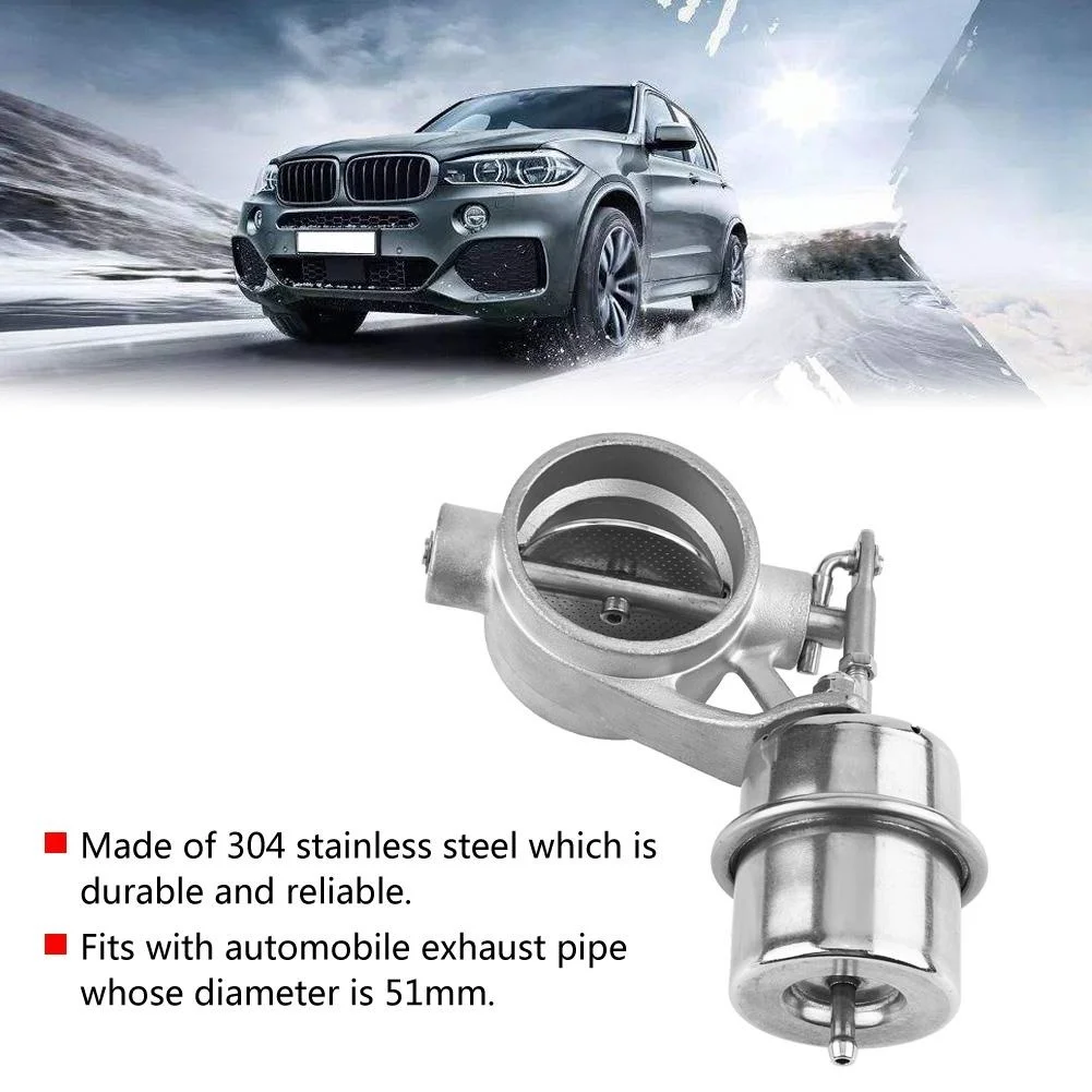 Car Exhaust Control Valve Boost Vacuum Activated Exhaust Cutout/Dump ...