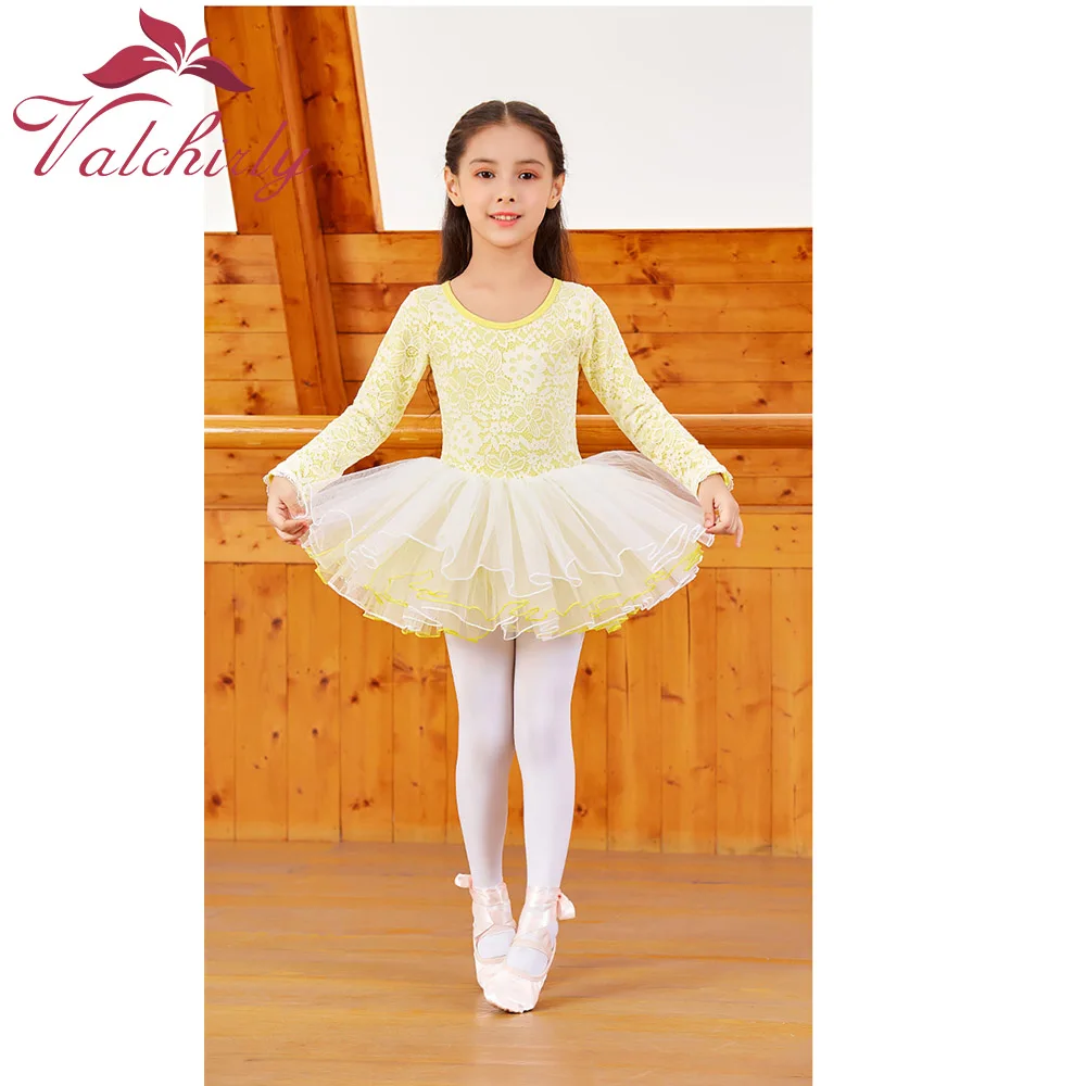 Autumn-And-Winter-Girls-Ballets-Dress-Practice-Clothes-Double-Layer ...