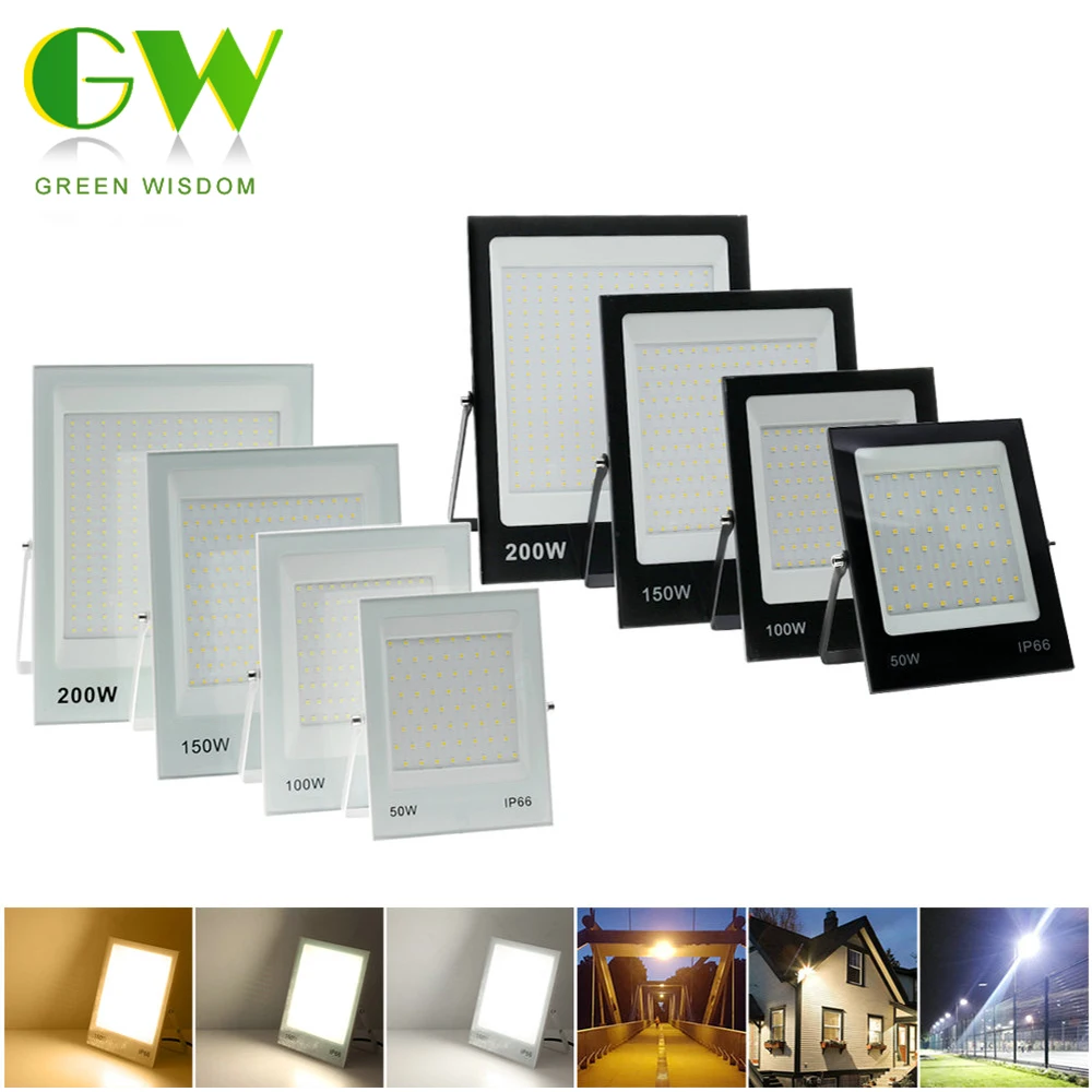 Luz-de-inunda-o-led-ac220v-50w-100-200-ao-ar-livre-holofote-led ...