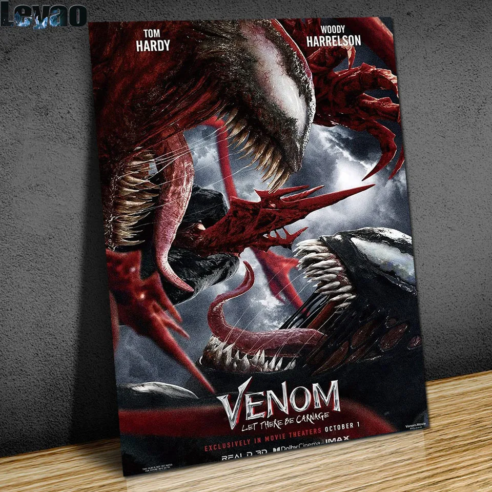 Venom 2 Let There Be Carnage Poster Dark Superhero Diamond Painting ...