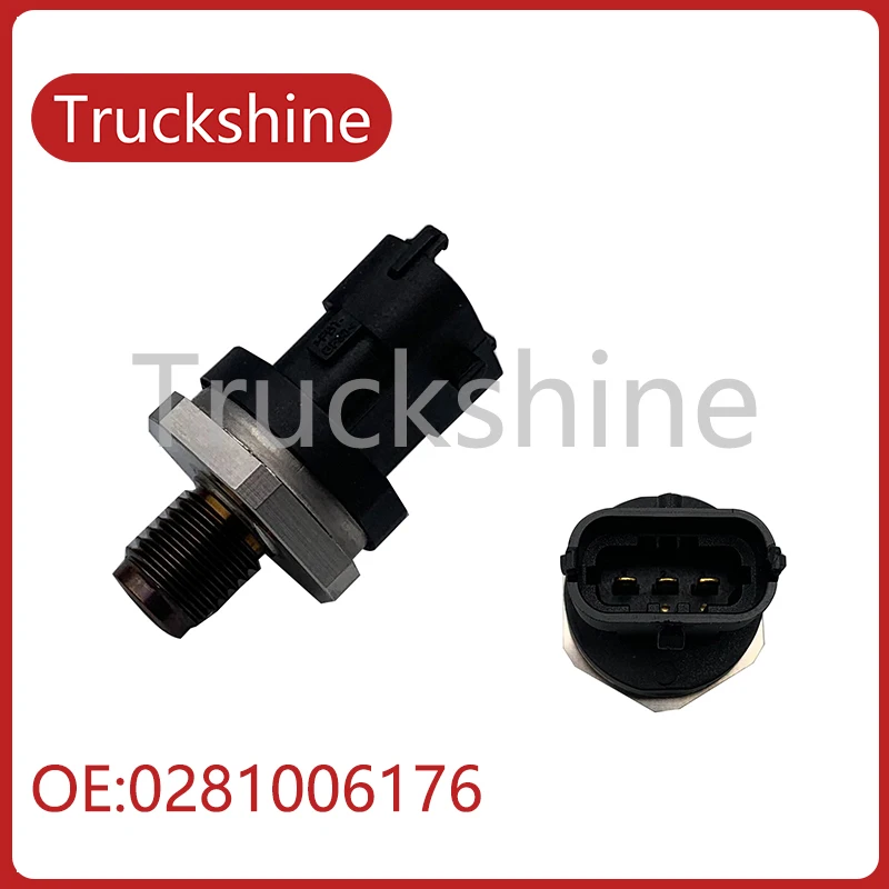 0281006176 Common rail pressure sensor for Bosch Fuel Rail High ...