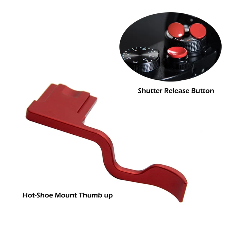 Aluminum Alloy Thumb Up Metal Thumb Grip Hot Shoe Cover Camera Mount ...