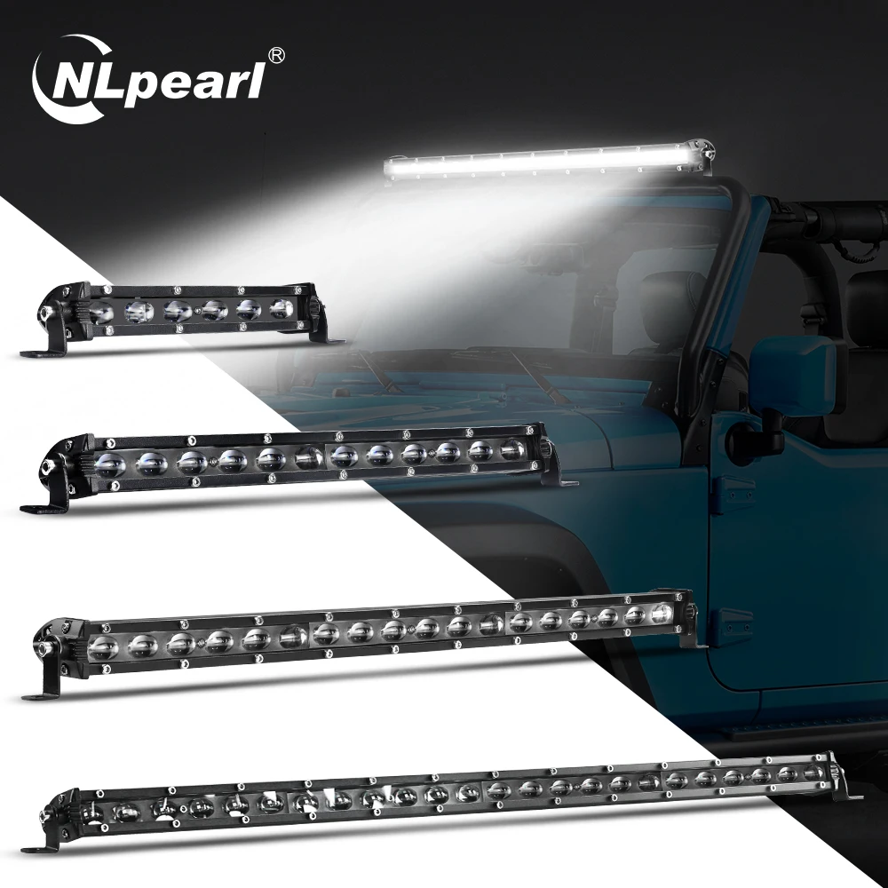 NLpearl 6D LED Bar Offroad 90W 108W Led Light Bar 20inch for Driving ...