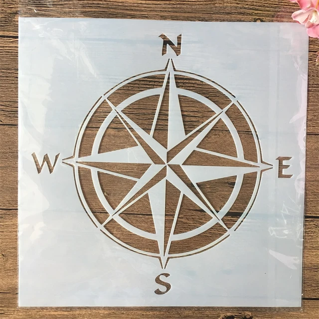 Nautical Compass Stencils
