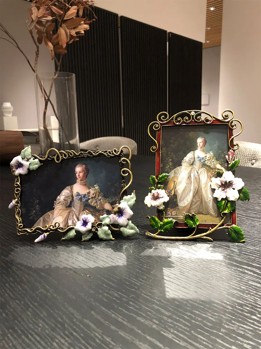 CADRE PHOTO,A-6 inch-vintage photo frame--Cadres dorés multi tailles ...