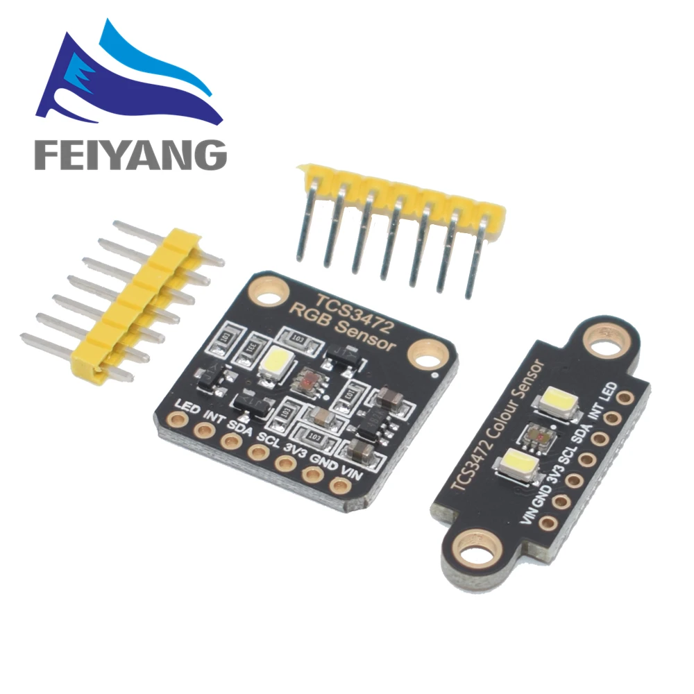 Tcs34725 Color Sensor Recognition Module Rgb Development Board Iic I2c For Arduino Stm32 Two