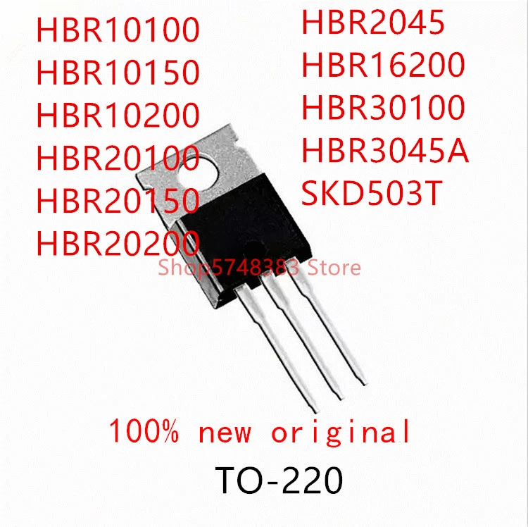 10PCS HBR10100 HBR10150 HBR10200 HBR20100 HBR20150 HBR20200 HBR2045 ...