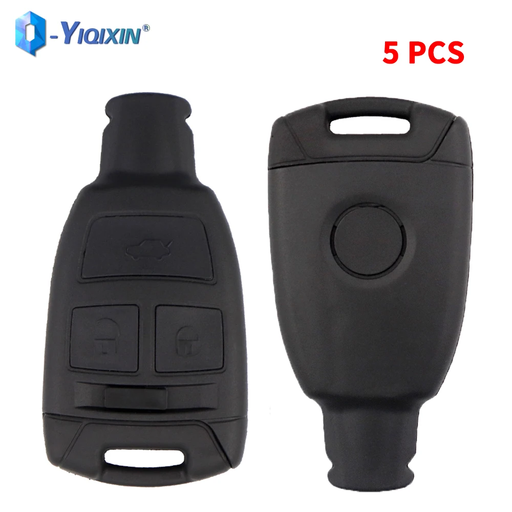 YIQIXIN 5 PCS 3 Button Replacement Remote Car Key Shell For Fiat 500 ...