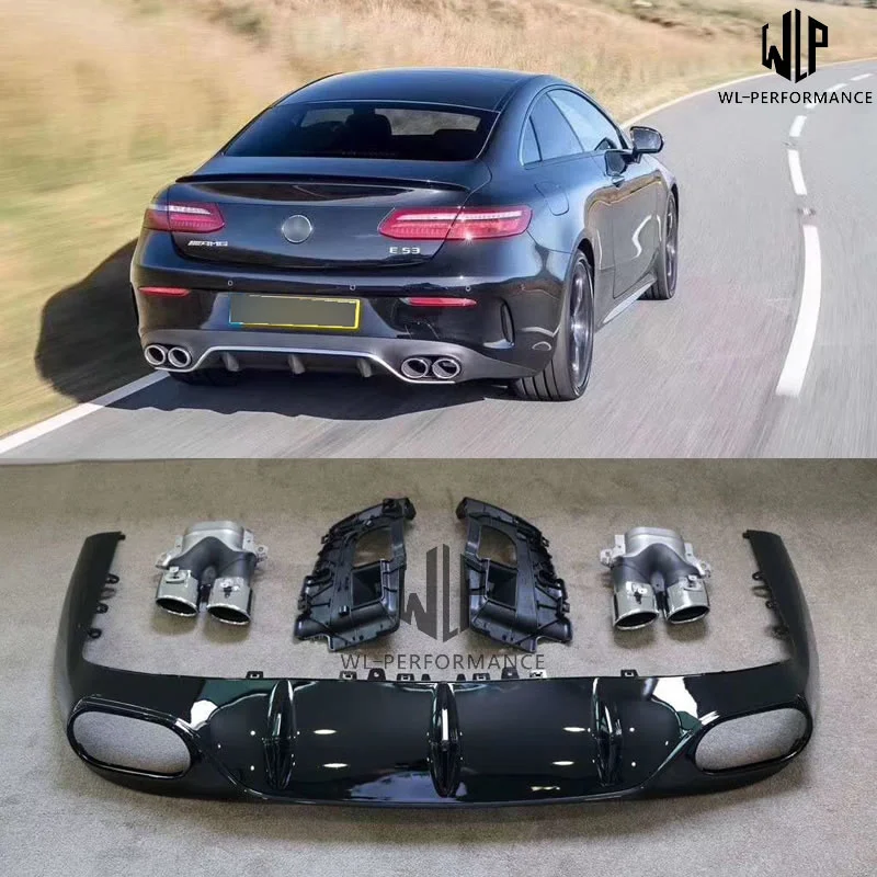 C238-E300-e-Coupe-E53-Amg-Style-Stainless-Steel-Exhaust-Pipe-Pp-Rear ...