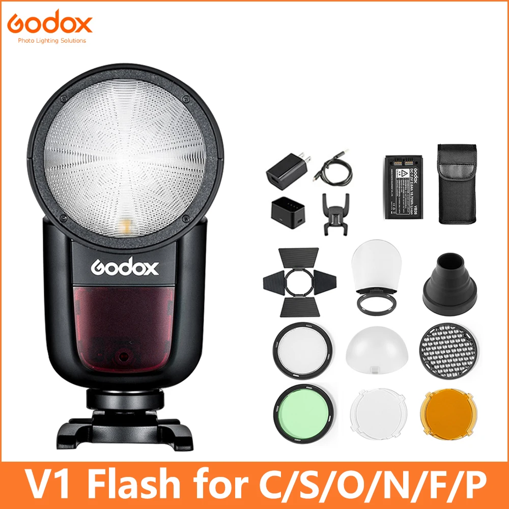 Godox-V1-Flash-V1C-V1N-V1S-V1F-V1O-V1P-TTL-1-8000s-HSS-lithium-battery ...