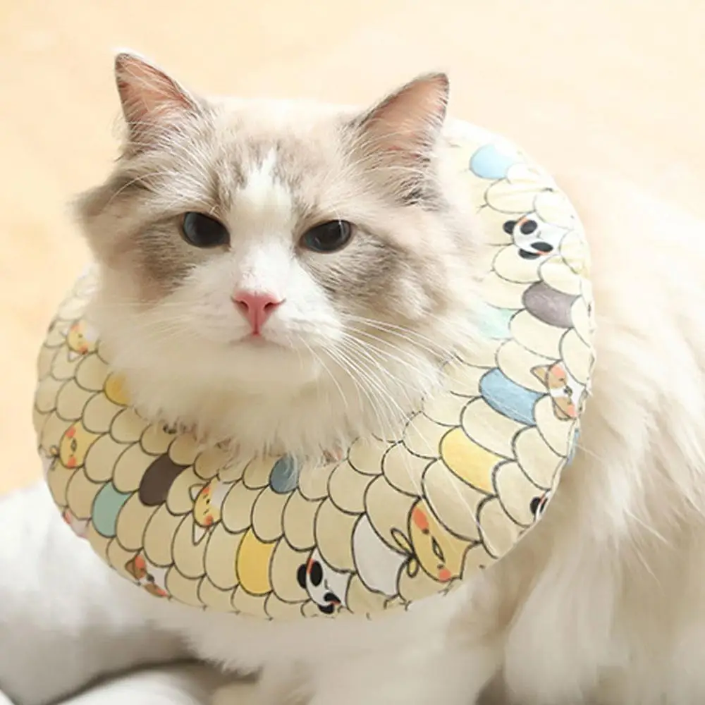New Style Circle Cat Anti bite Collar Anti scratch Soft Headgear Cat ...