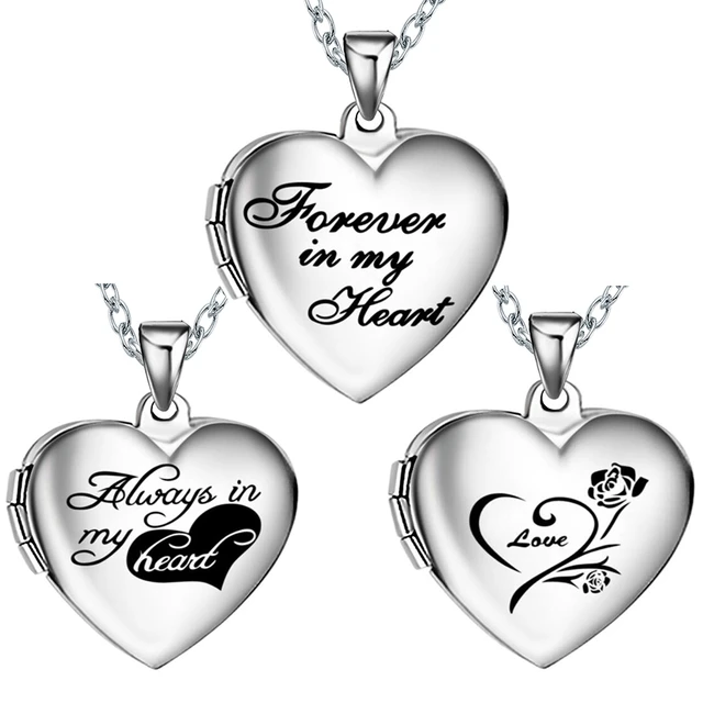 Heart Locket Necklace Drawing