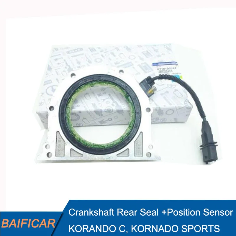 Baificar sello trasero genuino del cigüeñal + Sensor de posición OEM ...