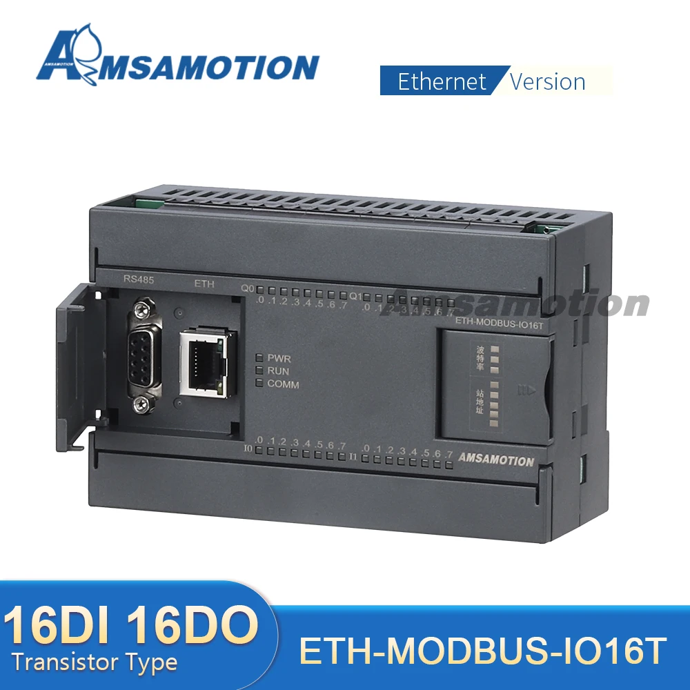 ETH-MODBUS-IO16T-RTU-Protocol-RS485-PLC-Extensible-Module-16-Channel-Input-Output-Transistor ...