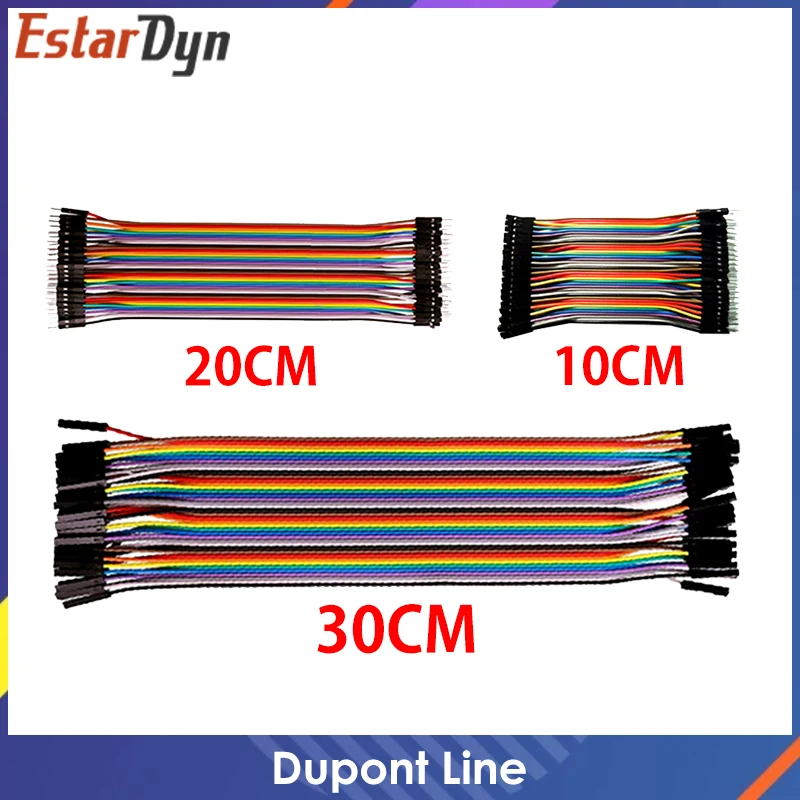 400pcs Dupont Line 10cm 20cm 30cm Male To Male + Male To Female And ...
