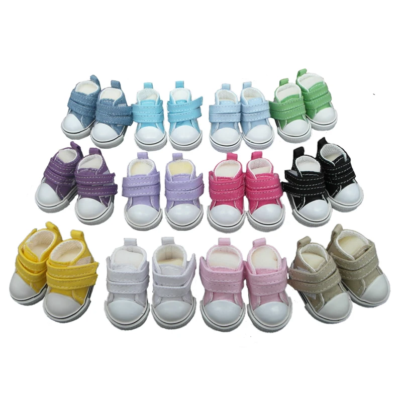 Shoes-for-Dolls-5cm-Canvas-Boots-Accessory-for-Toys-Toy-Shoes-for-1-6 ...