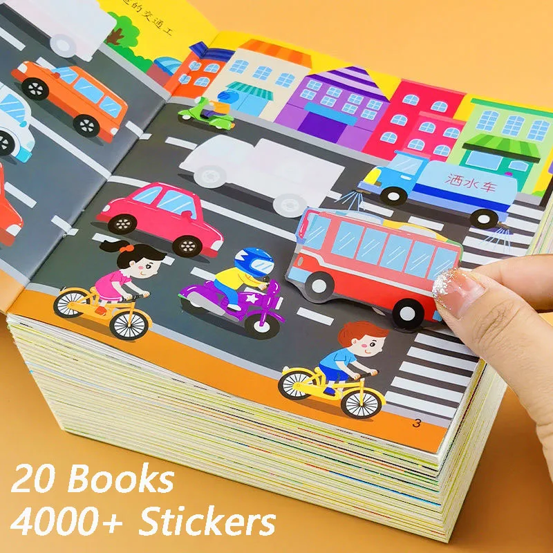 20-Books-For-Kids-4000-Sheets-Cute-Anime-Stickers-Children-s ...