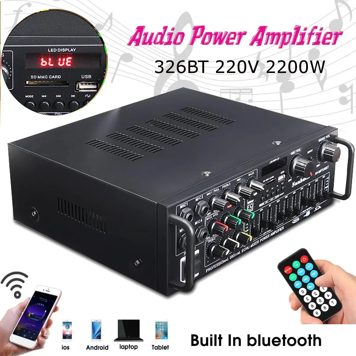 Big-Sale-2000W-HIFI-Bluetooth-Power-Amplifier-Car-Home-Theater-Digital ...