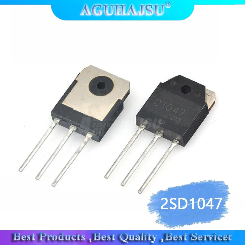 5PCS 2SD1047 TO 247 D1047 TO 3P POWER TRANSISTORS new and original IC ...