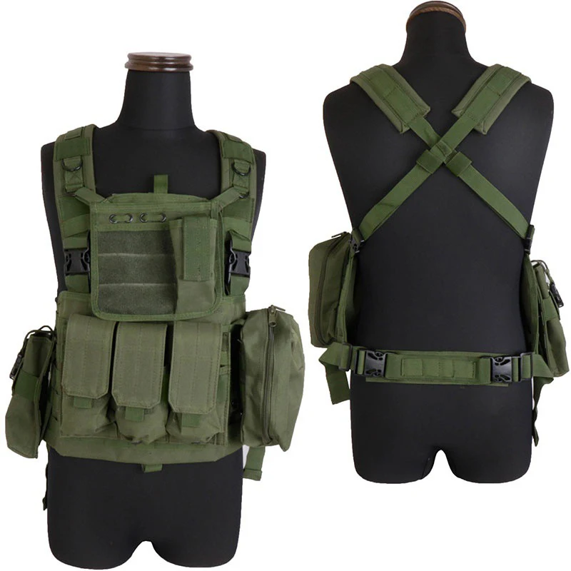 Hunting-Tactical-Combat-Molle-RRV-Chest-Vest-Rig-Military-Paintball ...