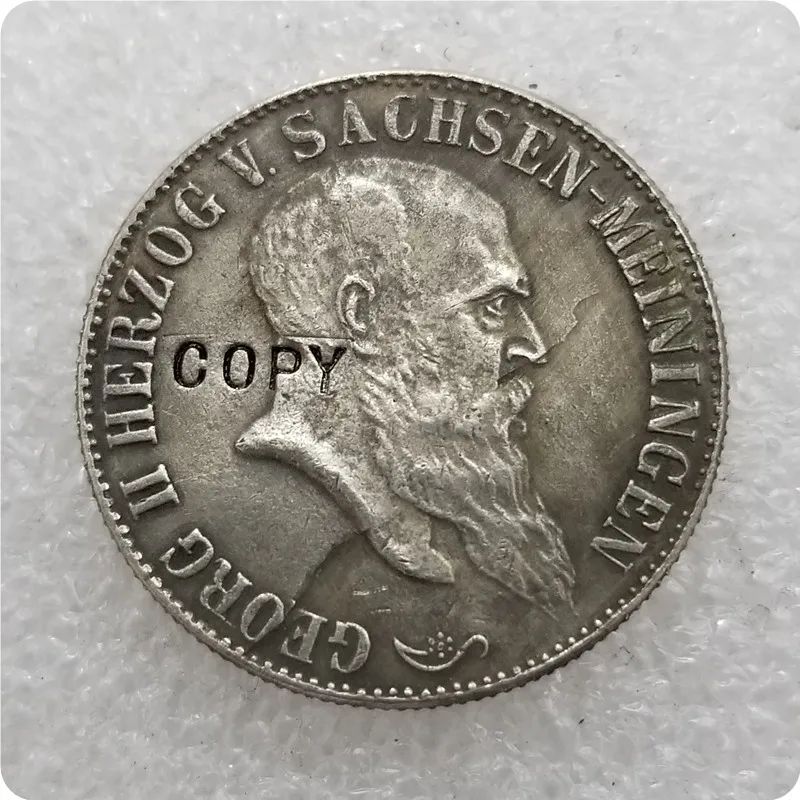 Germany 2 Mark Zwei Reichsmark 1901 Deutsches Reich Coin Rare Copy ...