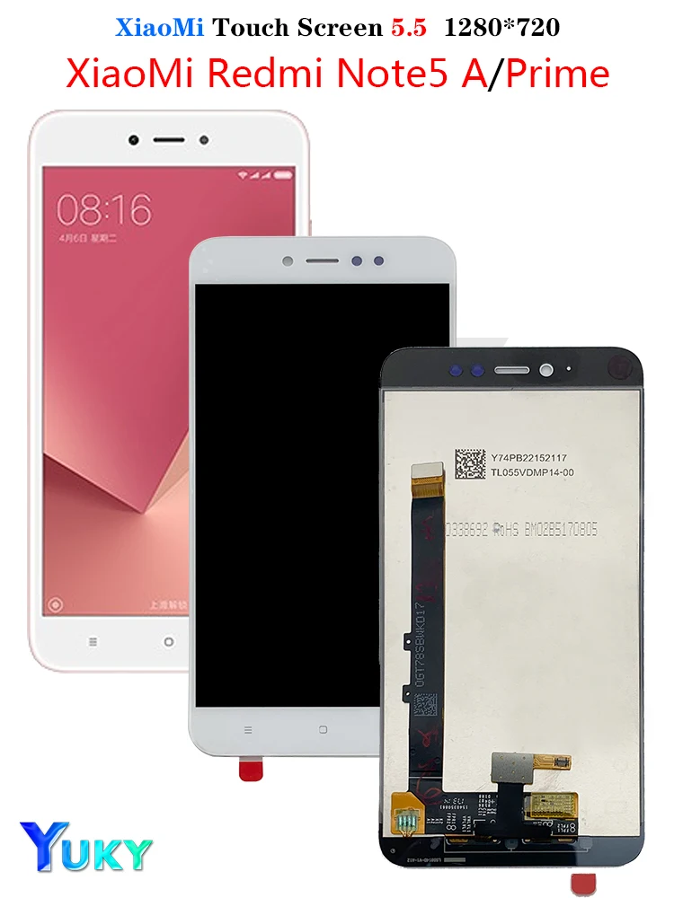 For Xiaomi Redmi Note 5A MDG6 / Redmi Note 5A Prime MDG6S LCD Display ...