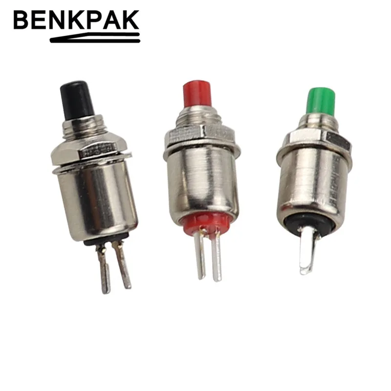 40pcs 5mm spring return momentary micro push button switch 0.5A 125VAC ...