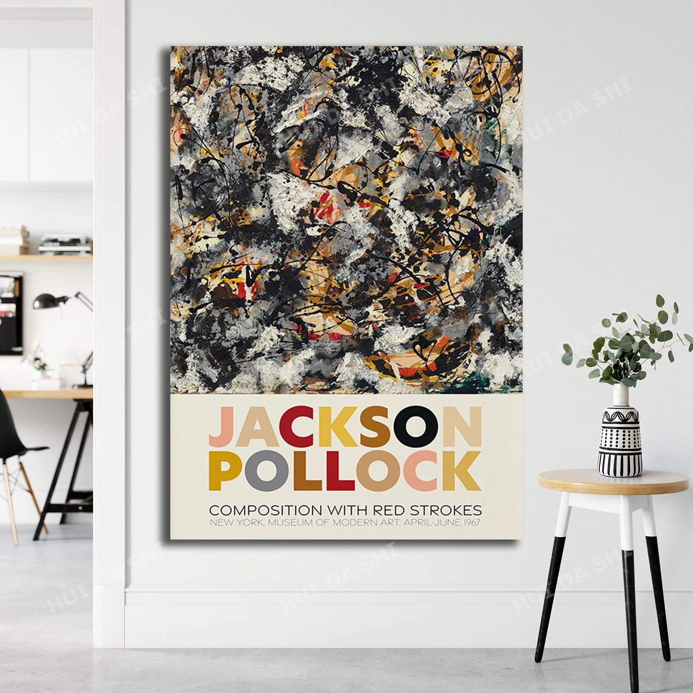 Jackson-Pollock-Exhibition-High-Quality-Print-Jackson-Pollock-Printable ...