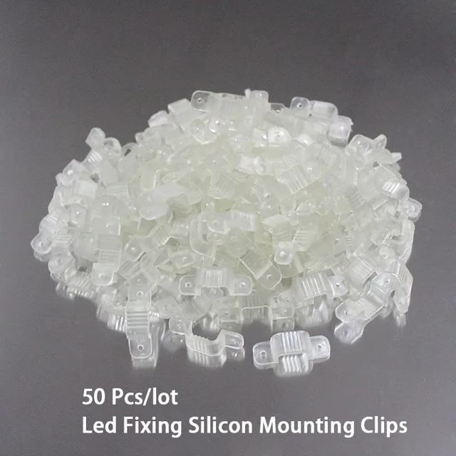 LED Strip Light Fastener Clips LED Strip Lights 5050 5730 3528 2835 ...