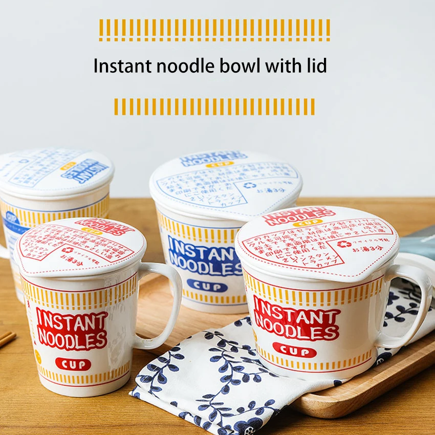 Ceramic Bowl Noodle Soup Bowls | Microwave Instant Noodle Bowl ...