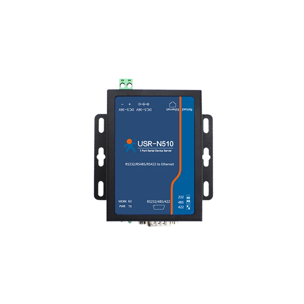 Usr N510 Mqtts H7 버전 Mqtt 직렬 Rs232 Rs485 Rs422 이더넷 변환기 Mqtt 게이트웨이 모드버스 Rtu Tcp 8 핀 Rj45 포트