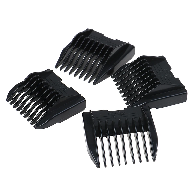 4pcs/set Universal Hair Clipper Limit Comb Guide Attachment Size Barber ...