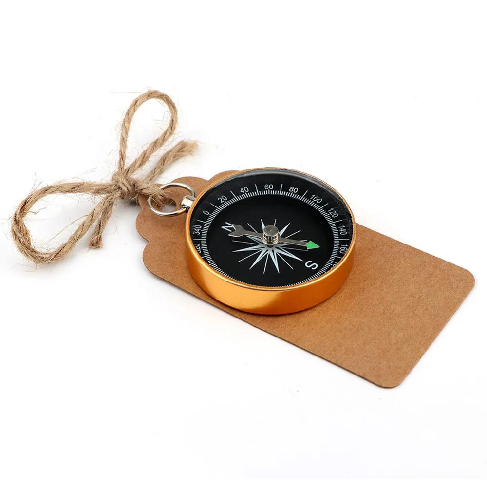 1pcs Wedding Souvenirs for Guests Compass Tags Labels Travel Themed ...