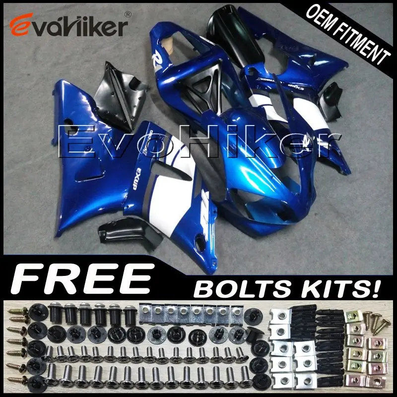 Custom motorcycle cowl for YZFR1 2000 2001 ABS plastic motorcycle hull ...