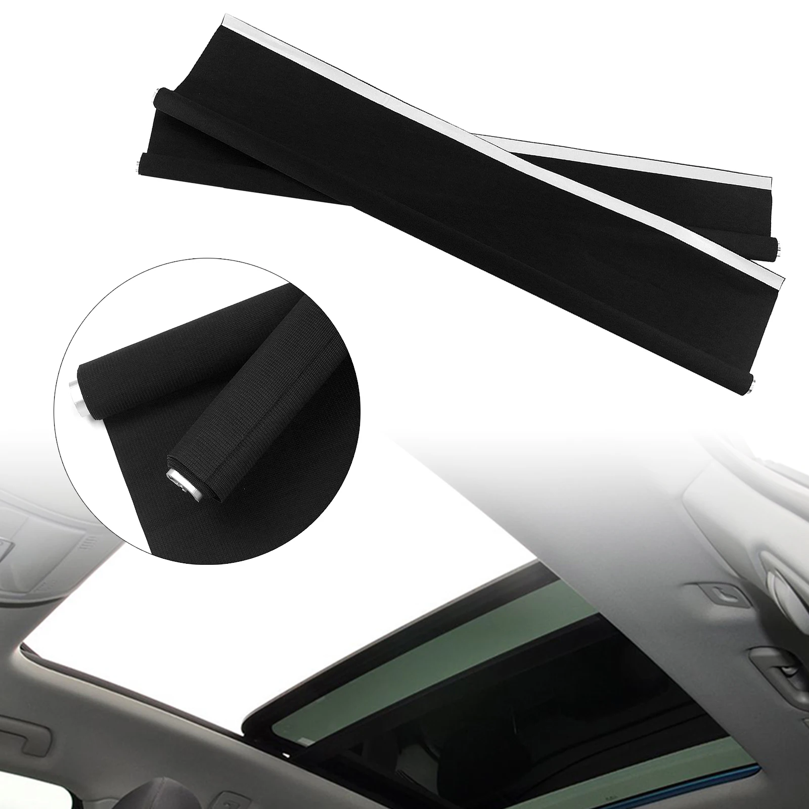 2pcs-R530-Sunroof-Cloths-For-Mercedes-Benz-W251-R350-R320-2006-2009 ...