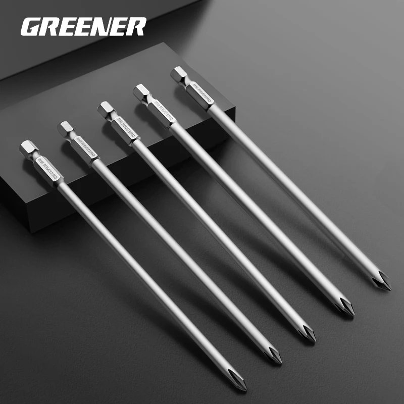 Greener 9 Or 13pcs 150mm Hex Shank Cross Head Screwdriver Bits Electric ...