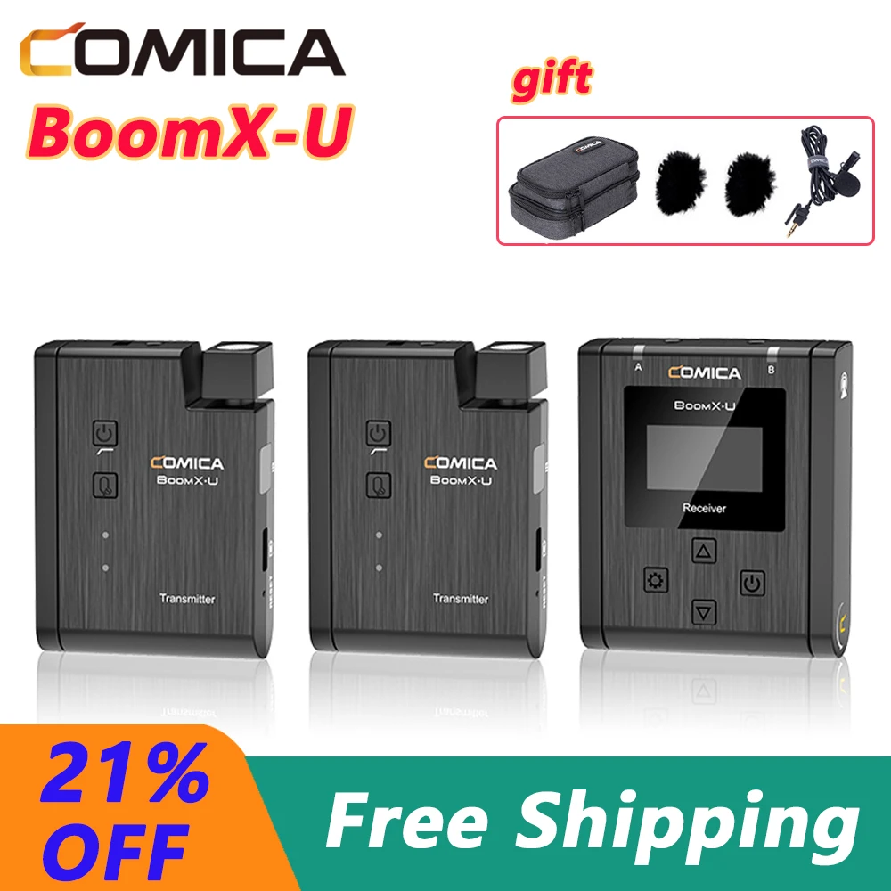 COMICA BoomX-D D1 D2 UC1 UC2 Wireless Microphone For, 50% OFF