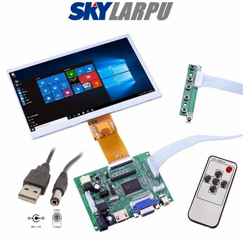 7"inch Hd 1024*600 7300101462 E242868 Lcd Screen Display With Remote ...