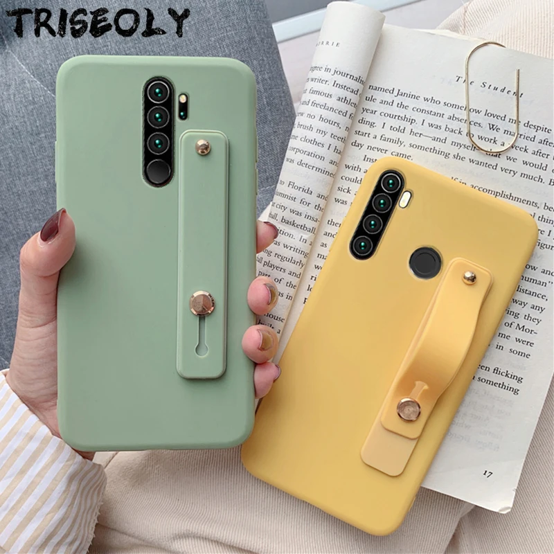 Wrist Strap Hand Band Silicone Case For Xiaomi Redmi Note 8 Pro 8t 7 7a ...