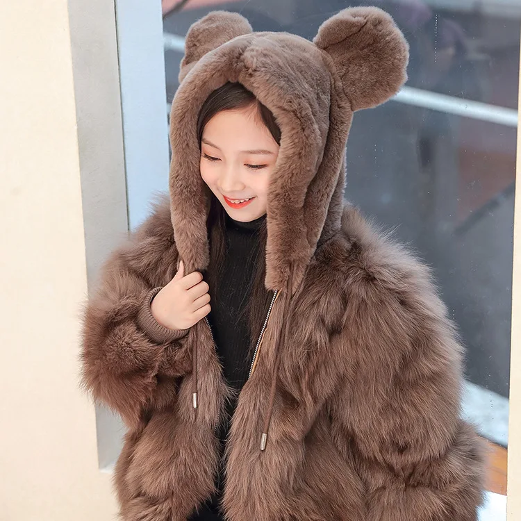 Real Bear Fur Coat