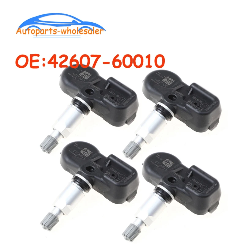 4 개/몫 자동차 TPMS 센서 타이어 압력 모니터링 시스템 도요타 42607 60010 4260760010 PMV C215 ...