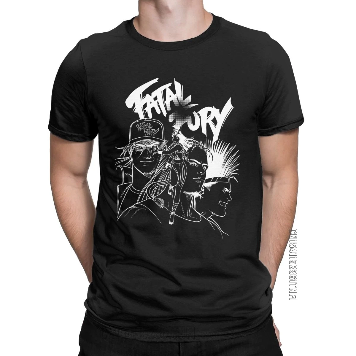 Leisure-Fatal-Fury-King-Of-Fighters-T-Shirts-Men-Crew-Neck-100-Cotton-T ...