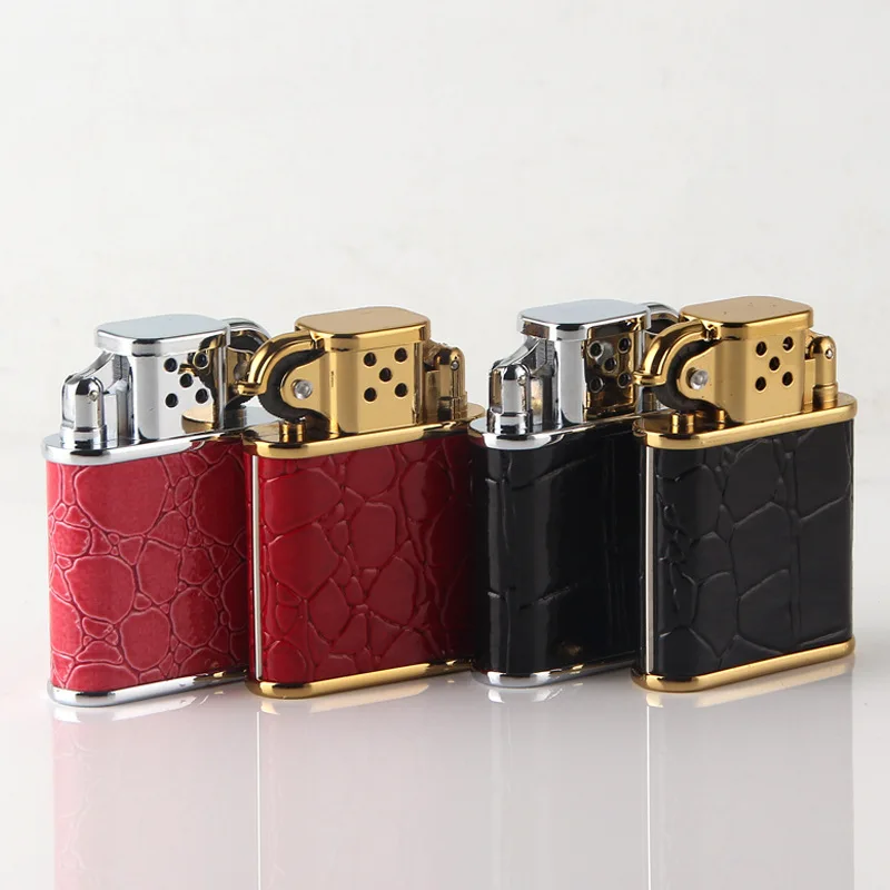Retro Gas Lighter Inflatable Butane Cigarette Lighters Cigar Lighter ...