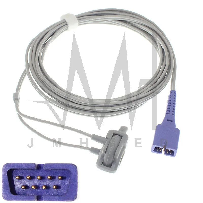 Compatible-with-spo2-sensor-of-Nellcor-Oximax-monitor-9pin-3m-Finger ...