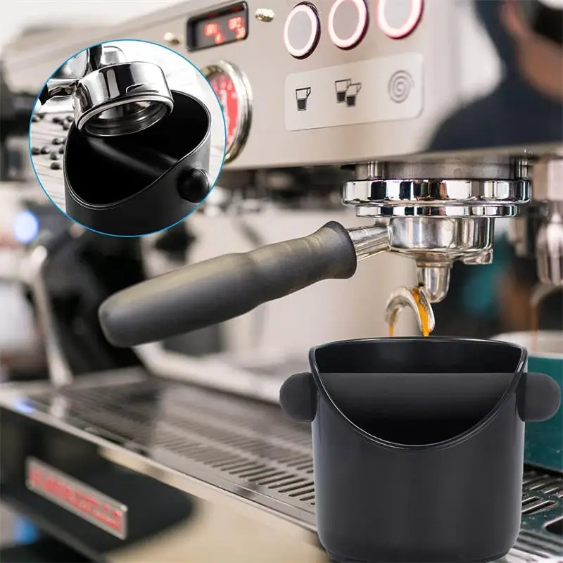 Anti Slip Shock absorbent Espresso Knock Box Anti Slip Coffee Grind ...