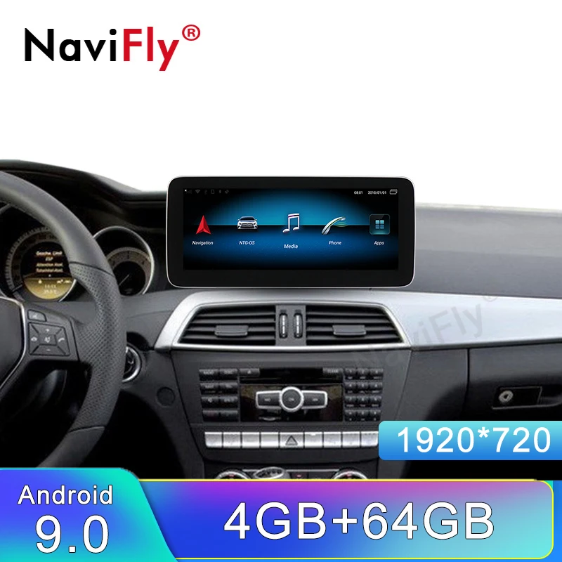 Новинка! Автомобильный мультимедийный плеер 4 Гб+ 64 Гб 10,2" ips Android 9,0 автомобильный gps ...